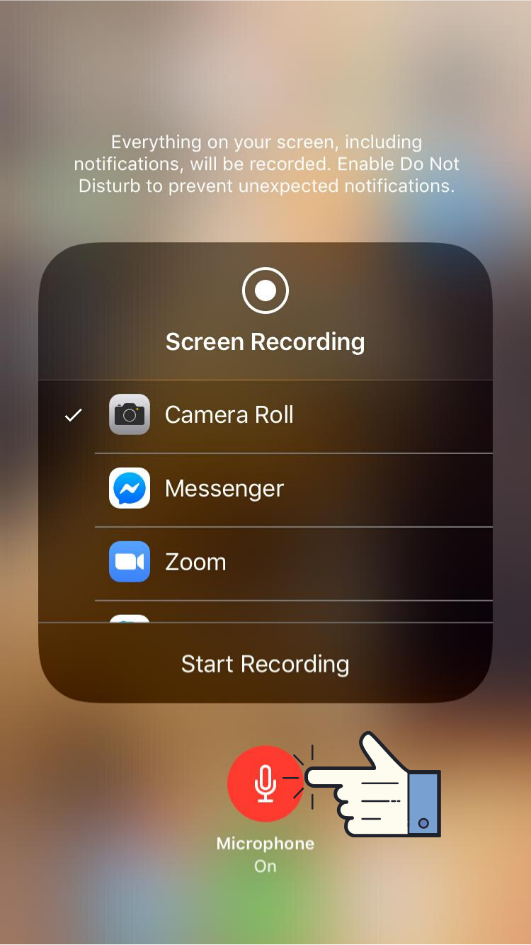 Screen Video Recording on iPhone and iPad